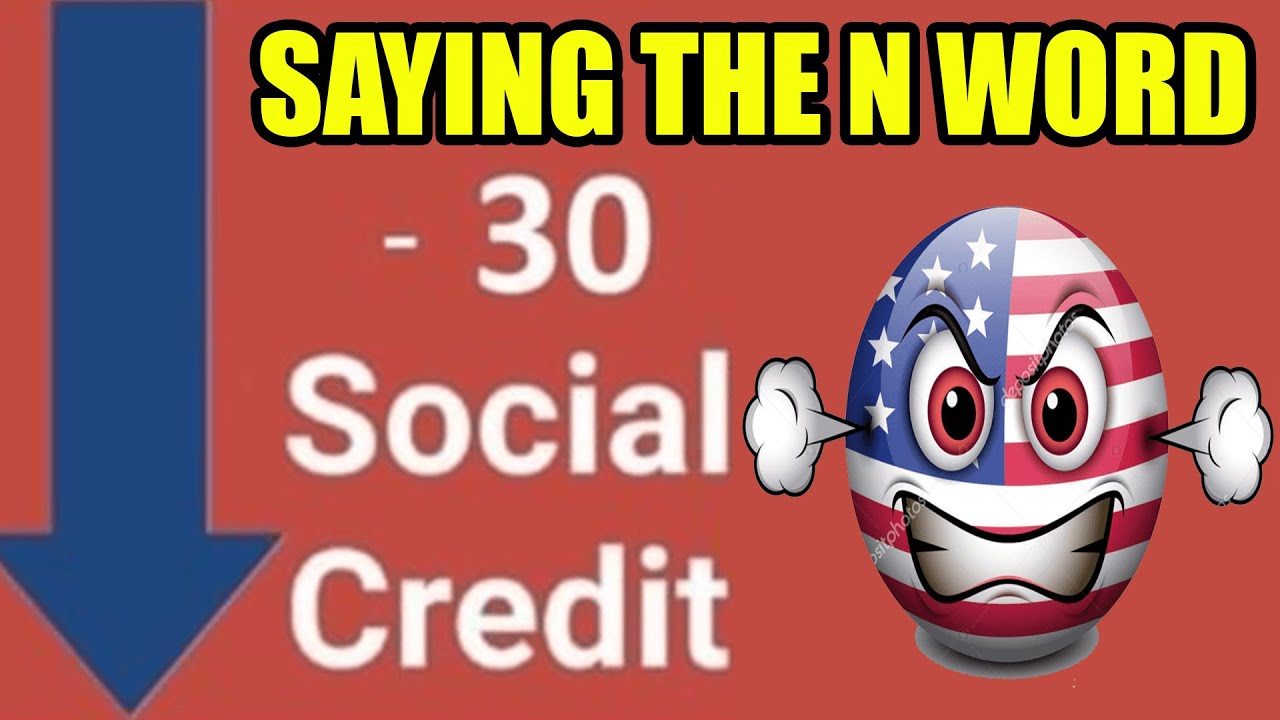 Social Credit meme but in U.S.A