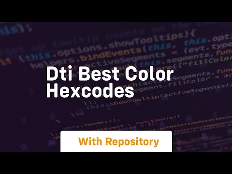 Dti best color hexcodes