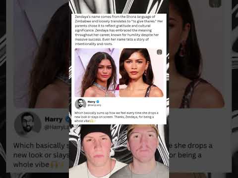 Zendaya’s name means “To give thanks”