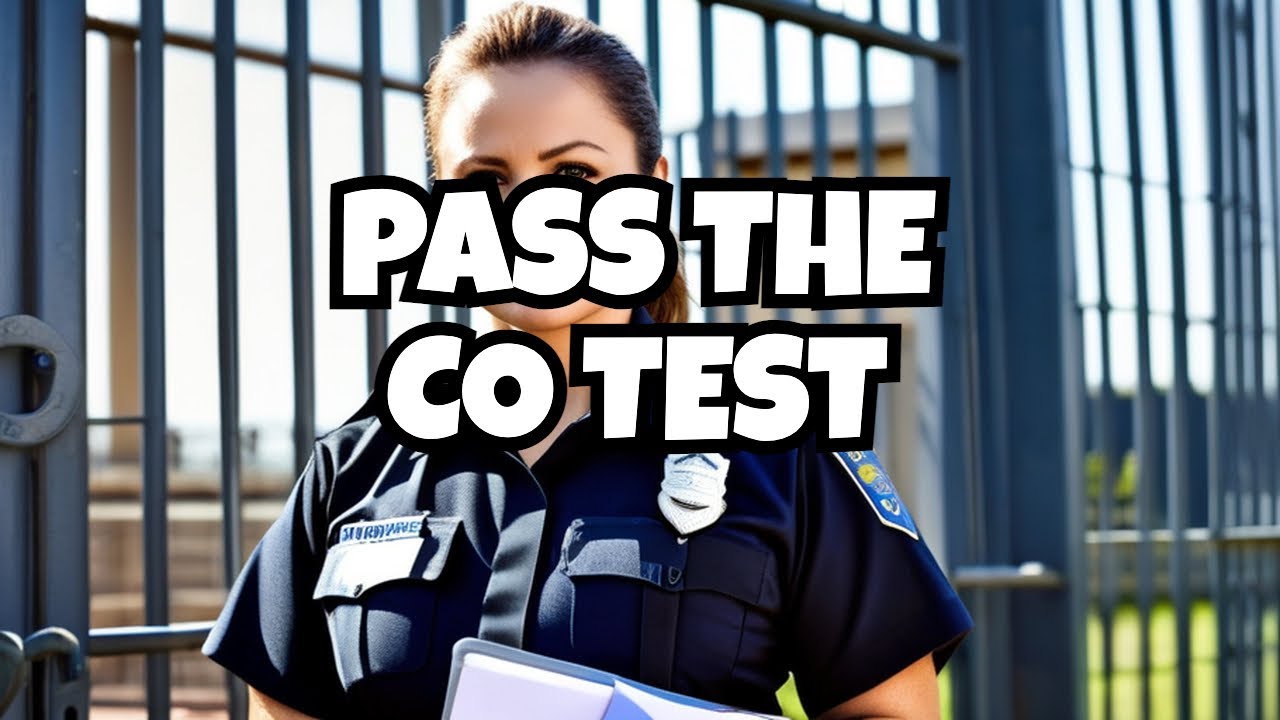 Mastering the Correctional Officer (CO) Test: #correctionalofficer #policejobs