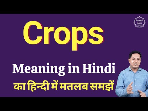 Crops meaning in Hindi | Crops ka matlab kya hota hai