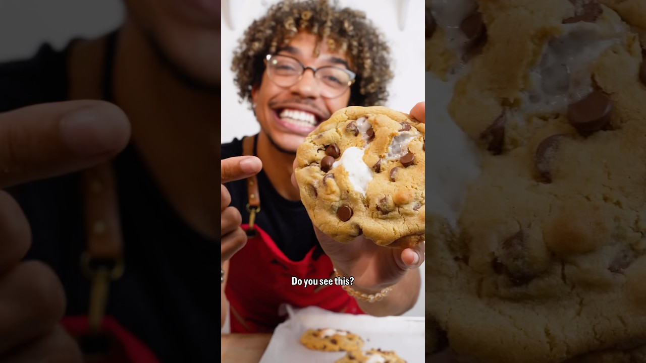 S’mores Cookies #cookies #smorescookies #cookietutorial