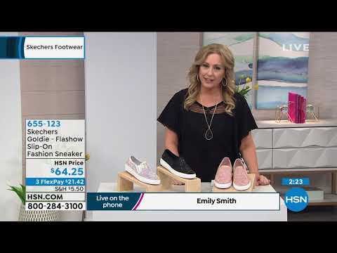 Skechers Goldie Flashow SlipOn Fashion Sneaker