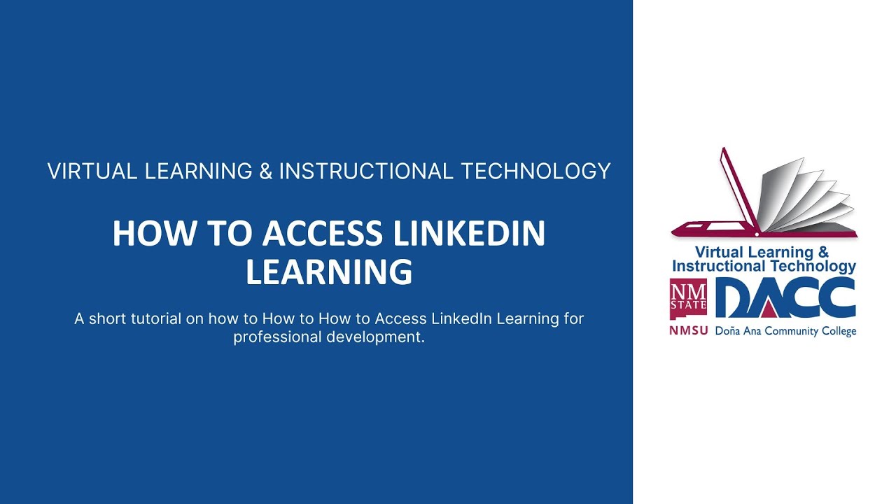 How to Access LinkedIn Learning