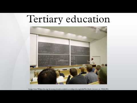 Tertiary education