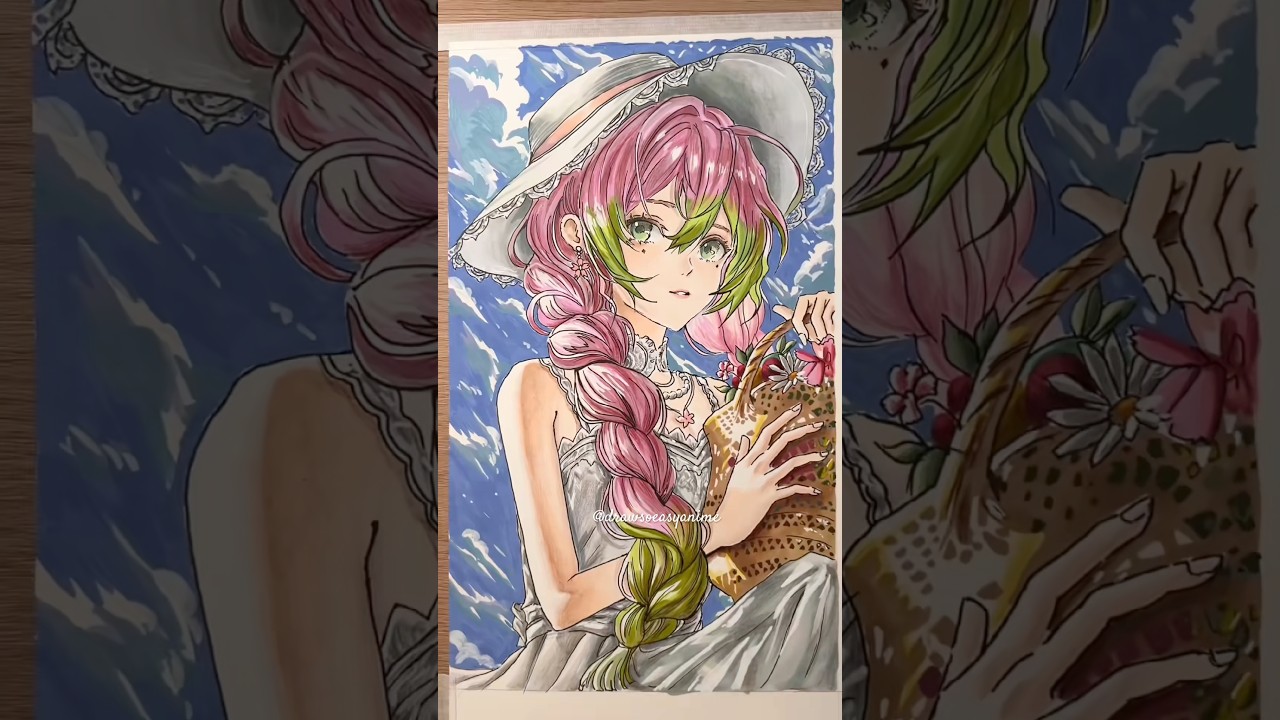 How to blend colors like a pro#anime #coloring #art #drawing #歌詞動画 #art #illustrationnation