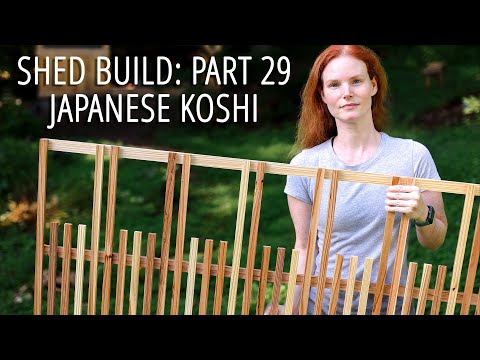 Building & Installing Japanese Wood Koshi Window Lattice