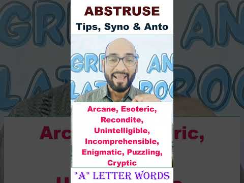 Abstruse। Tips, Syno & Anto #jrs #ramsir #education #vocabshorts