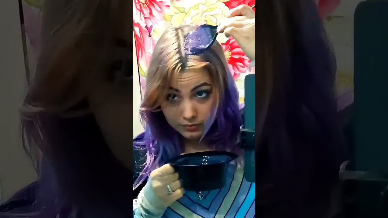 Tinte morado kuul #tintes #violeta #pelo #tintura #colors