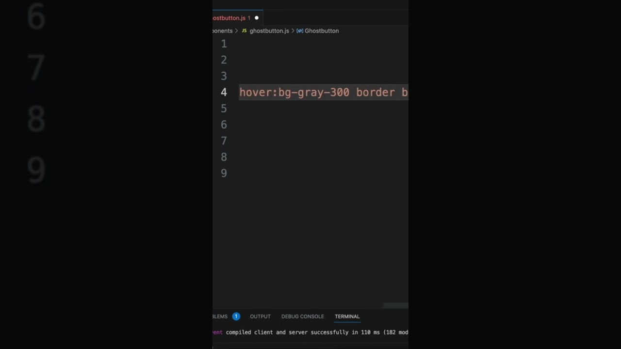 Create Ghost Button Like a Pro in just one minute Using Tailwind CSS,  https://youtu.be/h0E7huNlUMU
