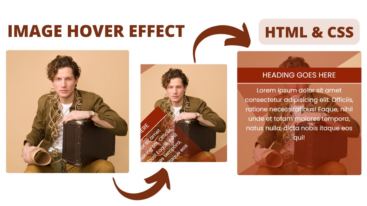 How To Create Image Hover Effect Using Html And Css