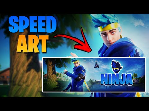 Fortnite Banner SpeedArt - NINJA [4]