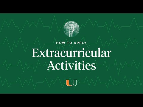 How to Apply: Extracurricular Activities