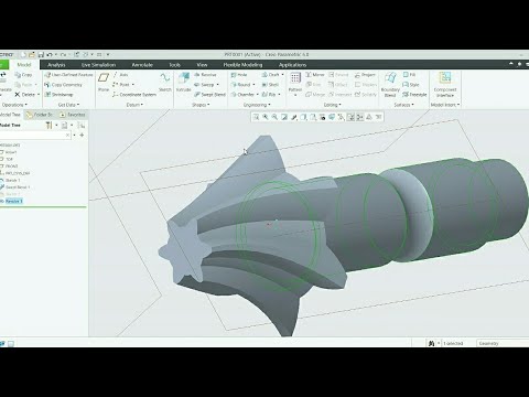 Gear Design in 3D | Bevel gear in 3D | Bevel Gear creo