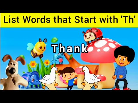 Make fun With all English Words That Start With 'Th'