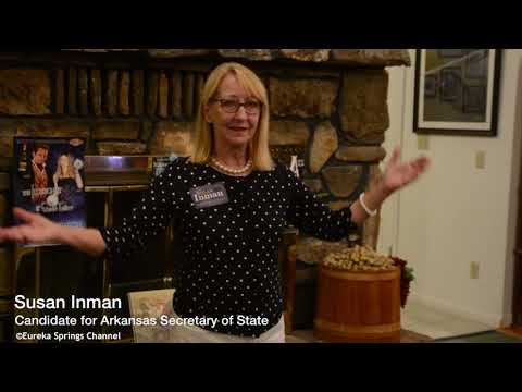Susan Inman-Candidate for Secretary of State – Eureka Springs Channel