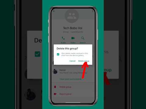How to delete WhatsApp group|How to delete WhatsApp group for everyone #shorts #whatsapp #shortvideo