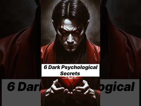 6 Powerful Dark Psychological Secrets #darkpsychology #psychology #selfimprovement
