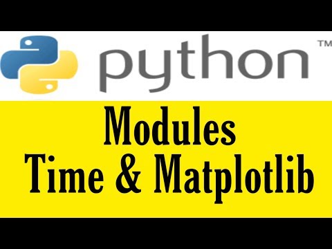 13. Modules In Python | Time And Matplotlib | Python Full Free Course