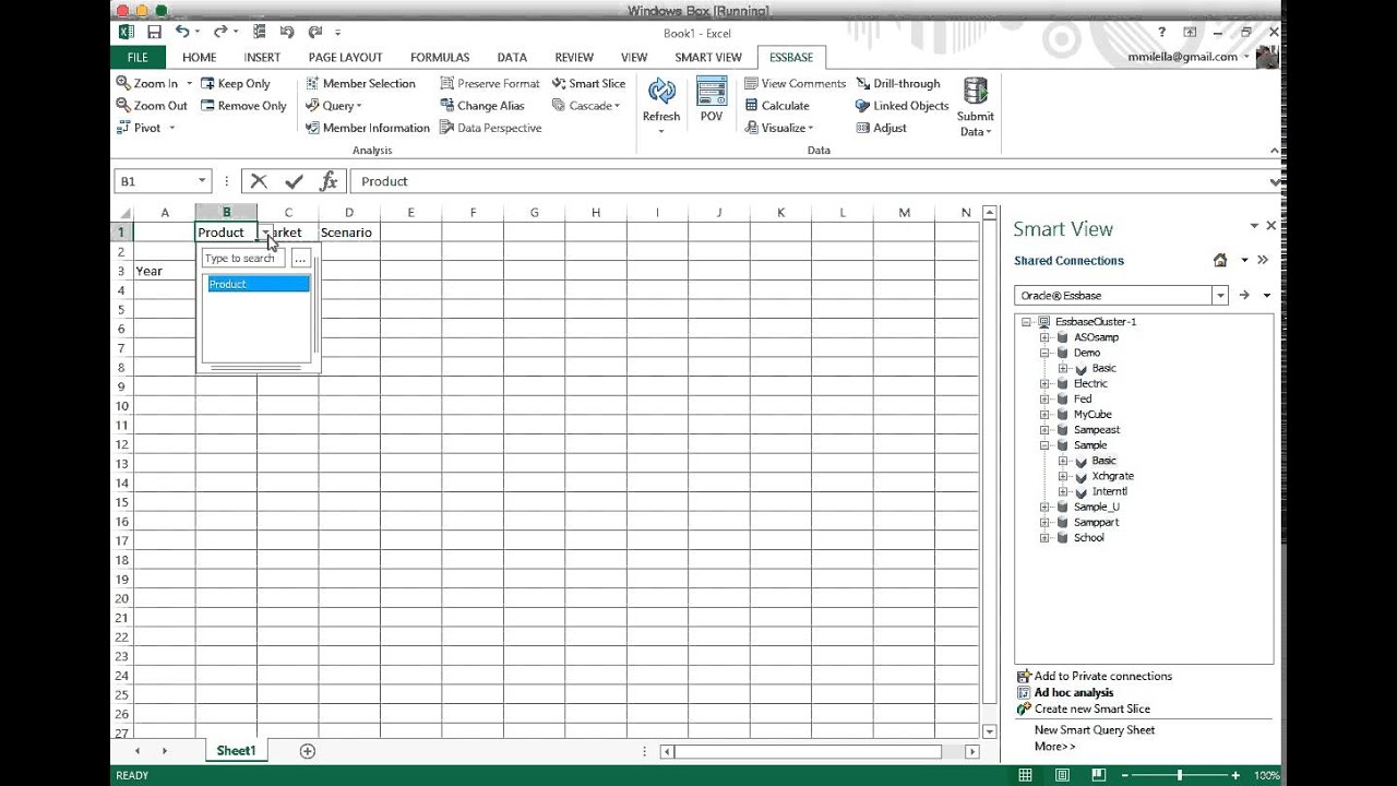 Essbase Multi Grid Tutorial