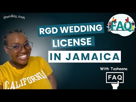 How to Get a Marriage License in Jamaica | RGD Wedding Process & FAQs | Complete Guide | Tasheena