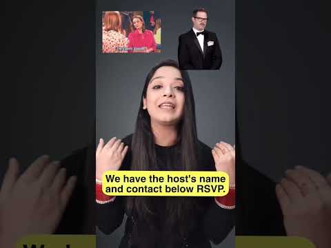 What does RSVP mean? | What is RSVP on a wedding card? Daily use english words #shorts #english