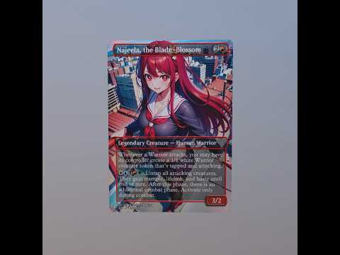 Najeela the blade blossom MTG proxy art