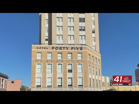 Macon-Bibb leaders get inside look at downtown's Hotel Forty Five