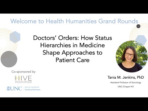 Doctors’ Orders: How Status Hierarchies in Medicine Shape Approaches to Patient Care - Tania Jenkins