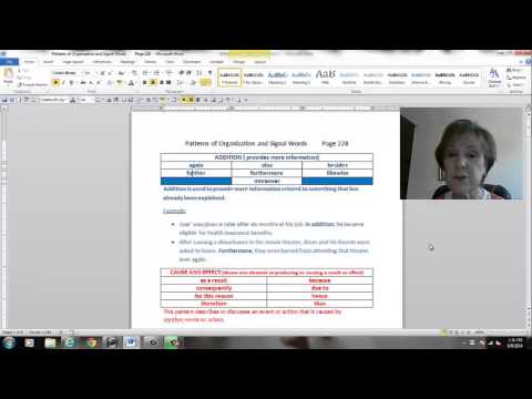 Introduction to Patterns of Organization