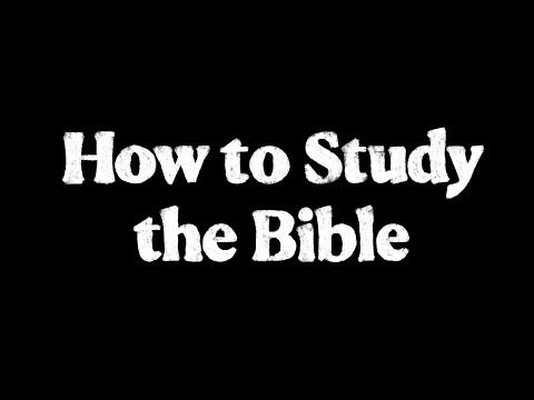 How to Study the Bible: What is a Concordance