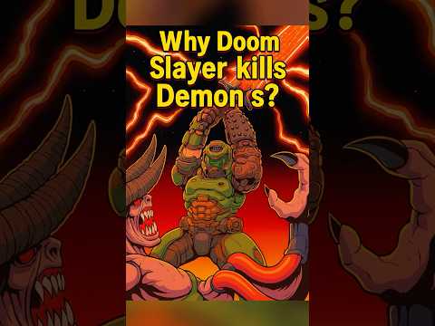 Why Doom slayer kills Demons #doomguy #doomslayer #doomthedarkages #doometernal #gaming #gameshorts