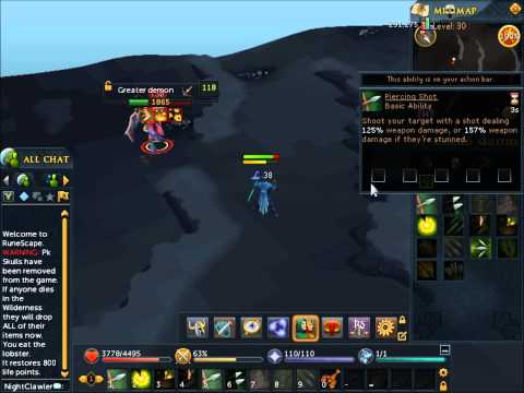 Runescape: killing laser demons!