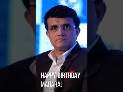 Happy Birthday Dada status |Happy birthday Sourav Ganguly Status Full Screen |Sourav Ganguly special