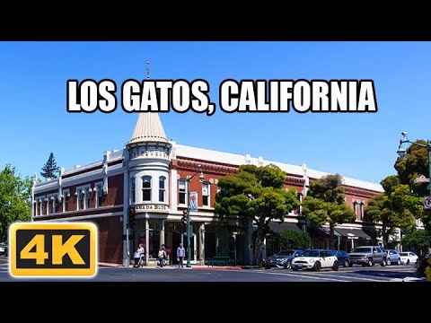 4K Driving Tour of Los Gatos California