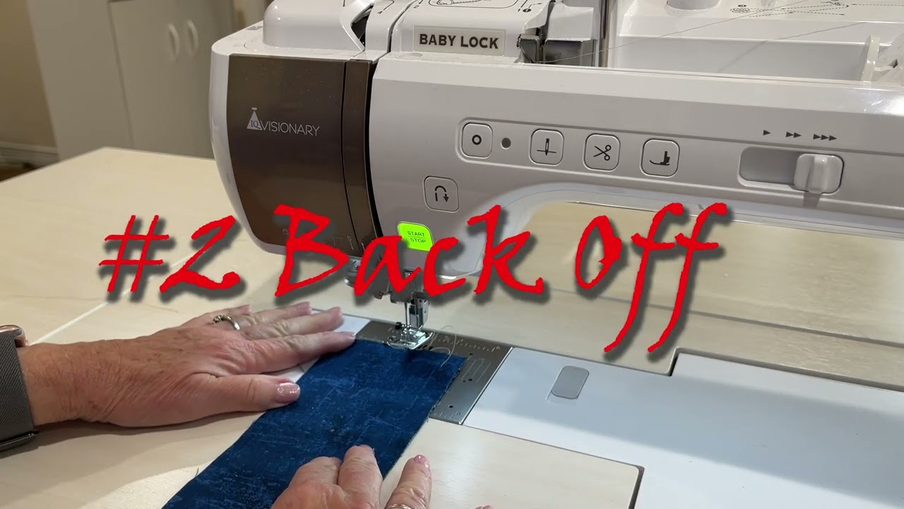 Tuesday Tip s @ Two - Easy Ways To Start Sewing at Edge of Fabric