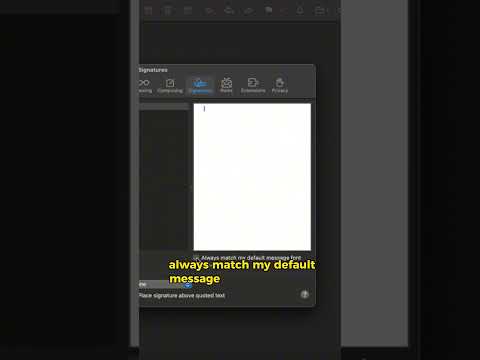 How to Add Email Signature in Mac Mail in One Minute! #emailsignature #mactips #emailhacks