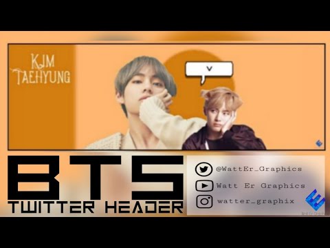 BTS Twitter Header #1 | Picsart