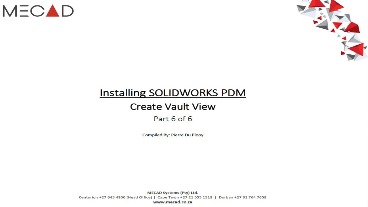 Create PDM Vault view