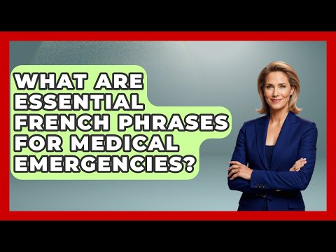 What Are Essential French Phrases For Medical Emergencies? - France Fact File