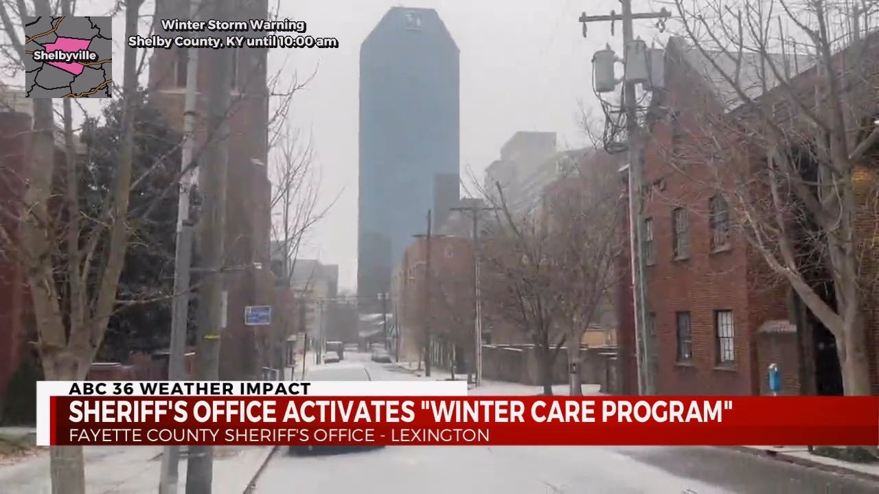 City of Lexington emergency winter weather plan is reactivated