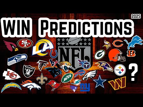 FULL NFL 2025 Win Predictions For EVERY Team