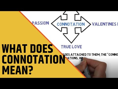 What Does "Connotation" Mean? GCSE ENGLISH