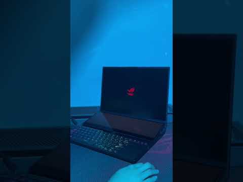 Yes it has two screens! #ZephyrusDuo16 is 🔥 #ROG #Gaming #Laptop