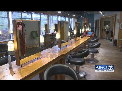 VIDEO: Inslee issues Phase 2 rules for salons, offices