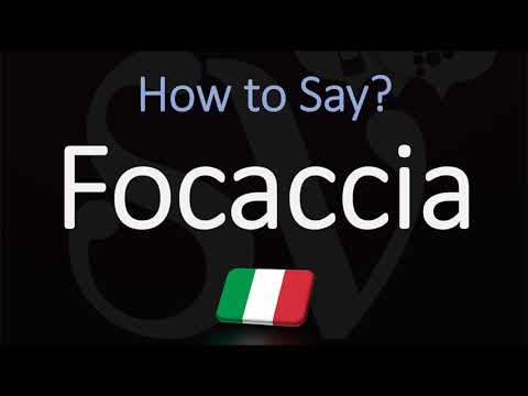 How to Pronounce Focaccia? (CORRECTLY) Italian, English Pronunciation
