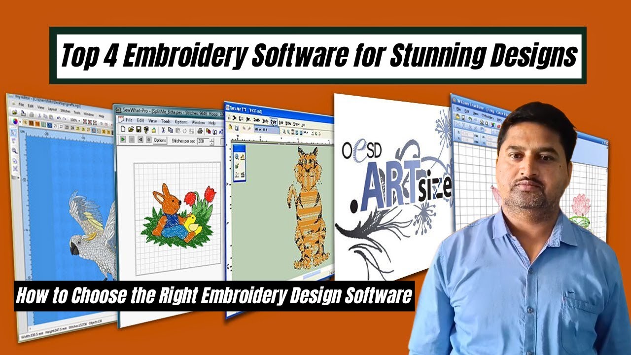 Top 4 Embroidery Software - How to Choose the Right Embroidery Design Software ?