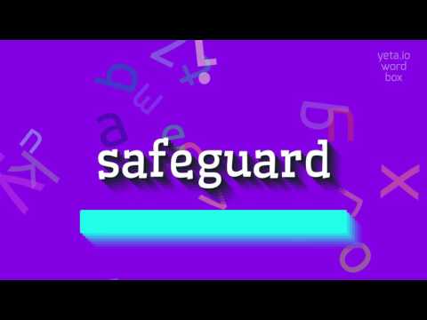 How to say "safeguard"! (High Quality Voices)