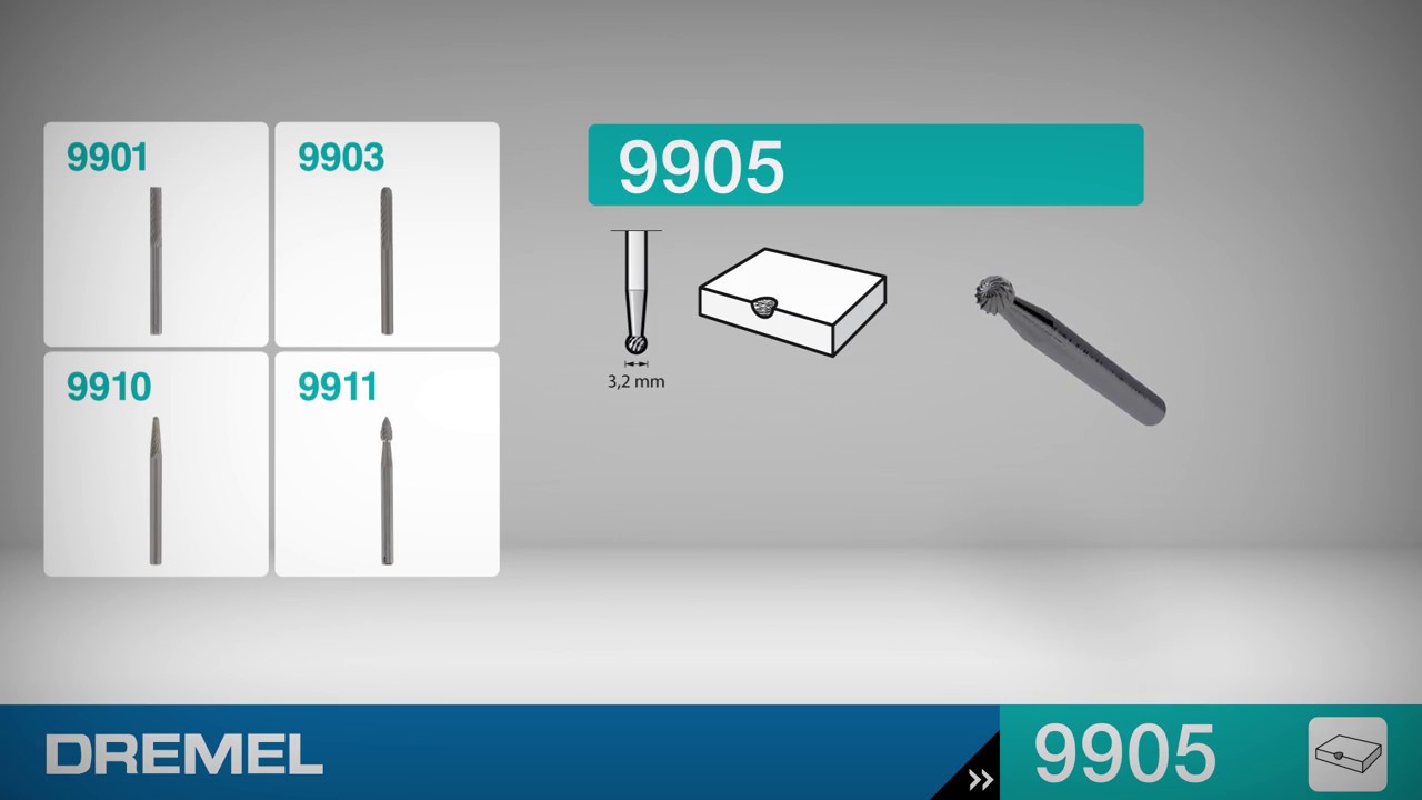 Tungsten Carbide Cutter ball tip 3,2 mm Carving/Engraving | Dremel