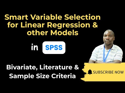 Selecting variables for multivariate analysis in linear regression: Statistical & other criteria